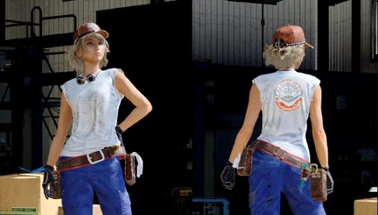 最终幻想15 Mechanic Outfit - (Cindy) Mod V1.0 下载- 3DM Mod站