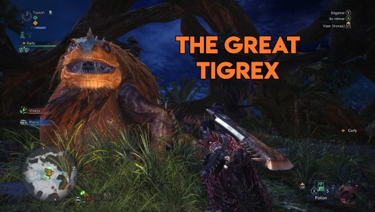 怪物猎人：世界 The Great Tigrex (Reskin Mod) Mod V1.0 下载- 3DM Mod站