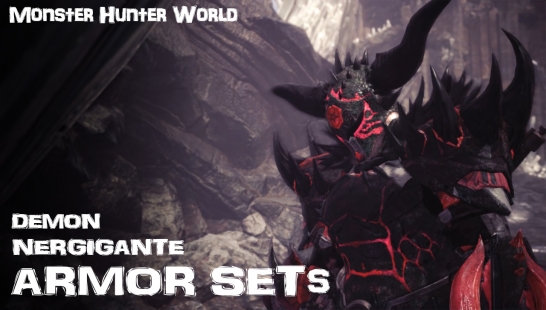 怪物猎人：世界 MHW Armor MALE and FEMALE Arch Demon Nergiagnte Mod V1.1 下载 ...