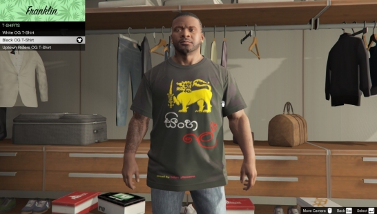 侠盗猎车手系列 Sinha le t-shrit --සිංහ ලේ Mod V1.0 下载- 3DM Mod站