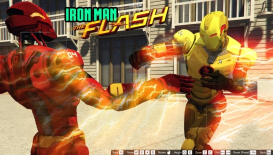 侠盗猎车手系列 IRON MAN - FLASH+REVERSE FLASH Mod V2.0 下载- 3DM Mod站