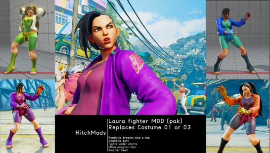 街头霸王5 Laura Fighter Mod SFV Mod V1.0 下载- 3DM Mod站
