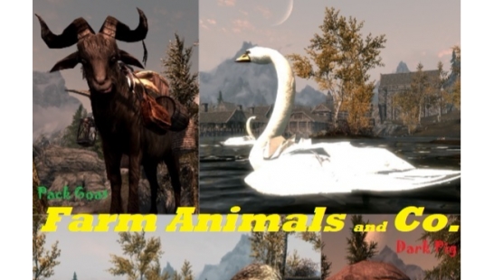上古卷轴5：重置版 Farm Animals and Co. SE Mod V3.8 下载- 3DM Mod站