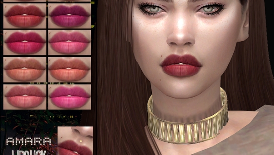 模拟人生4 IMF Amara Lipstick N.125 口红 Mod V1.0 下载- 3DM Mod站