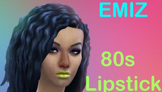 模拟人生4 80s Lipstick 80年代口红 Mod V1.0 下载- 3DM Mod站