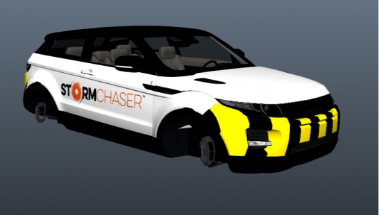 侠盗猎车手系列 [Livery Storm Chaser - 路虎揽胜Evoque Mod V1.0.0 下载- 3DM Mod站