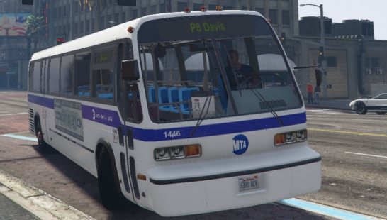 侠盗猎车手系列 NYC MTA巴士皮肤 Mod V1.0 下载- 3DM Mod站