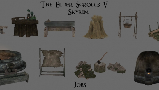上古卷轴5：天际 Skyrim Jobs 有职业 可以在天际有自己的工作了 Mod V1.0 下载- 3DM Mod站