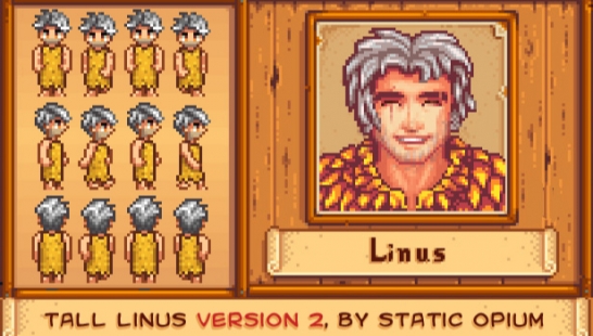 星露谷物语 年轻的Linus没有胡子 Mod V1 下载- 3DM Mod站