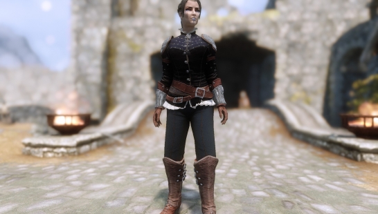 上古卷轴5：天际 Witcher 3 Syanna Outfit固定和改进（UNP） Mod V1.0 下载- 3DM Mod站
