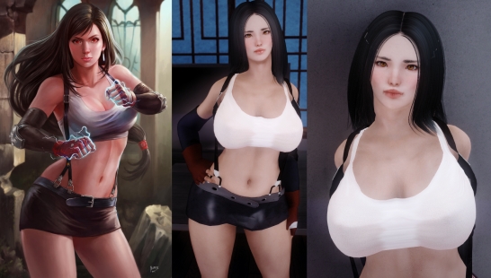上古卷轴5：天际 Tifa Lockhart (Final Fantasy 7) - Jinxxed Followers 最终幻想7 随从 Mod V1.0 下载- 3DM Mod站