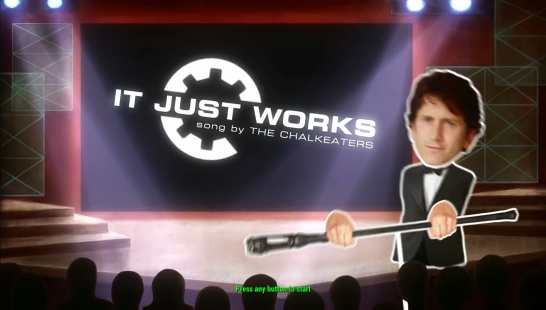辐射4 Todd Howard Song It Just Works（贝塞斯达音乐剧）E3 2019主菜单 Mod V1.0 下载- 3DM Mod站