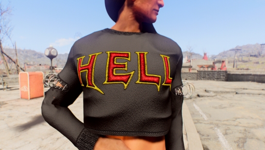 辐射4 Hellraiser短款毛衣 Mod V1.00 下载- 3DM Mod站