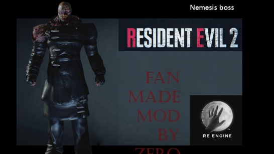 生化危机2：重制版 ZERO Nemesis boss (RE3原版) Mod V1.0 下载- 3DM Mod站