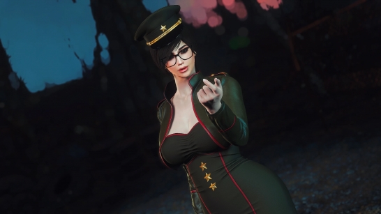 辐射4 Vtaw复古连衣裙 - CBBE - BodySlide Mod V1.0 下载- 3DM Mod站