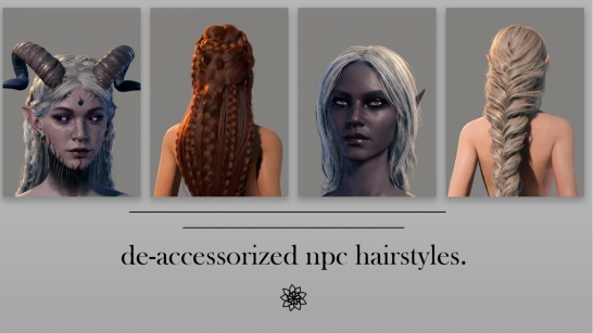 博德之门3 去除配饰NPC发型 Mod V1.4 下载- 3DM Mod站