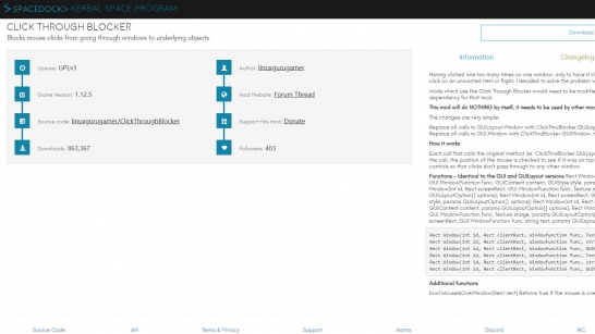 坎巴拉太空计划 Click_Through_Blocker-2.1.10.21 点击拦截器 Mod V2.1.10.21 下载- 3DM Mod站
