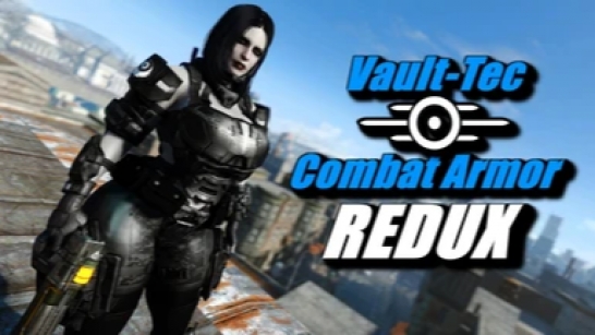 辐射4 避难所科技套装和高级战斗装甲重制- Vault-Tec Armor REDUX （更新） Mod V8.01 下载- 3DM Mod站