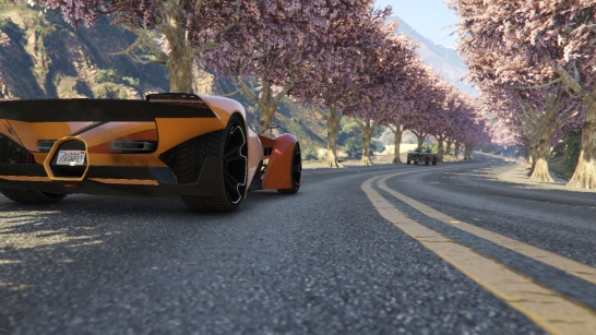 侠盗猎车手系列 风景樱花公路街道地图MOD Mod V1.0 下载- 3DM Mod站