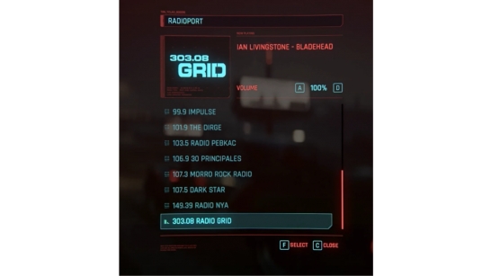 赛博朋克2077 303.08 GRID (RadioExt) Mod V1.0 下载- 3DM Mod站