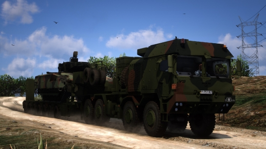 侠盗猎车手系列 MAN HX81 SLT 猛犸象与拖车 Mod V1.0 下载- 3DM Mod站