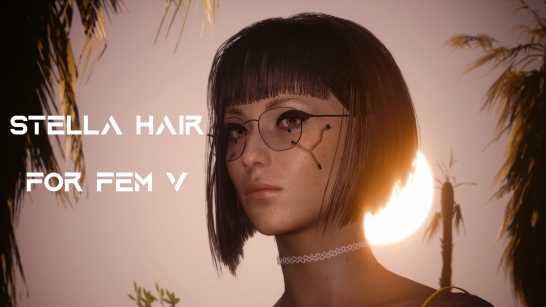 赛博朋克2077 Stella Ramos头发 Mod V1.1 下载- 3DM Mod站