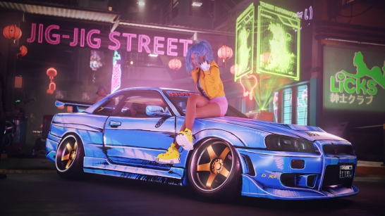 赛博朋克2077 尼桑Skyline GT-R R34 Itasha Mod V1 下载- 3DM Mod站