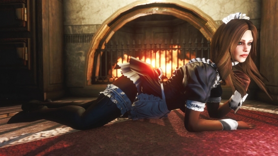 辐射4 辐射4法式女仆装(CBBE - CBBEPhysics - BodySlide) Mod V1.0 下载- 3DM Mod站