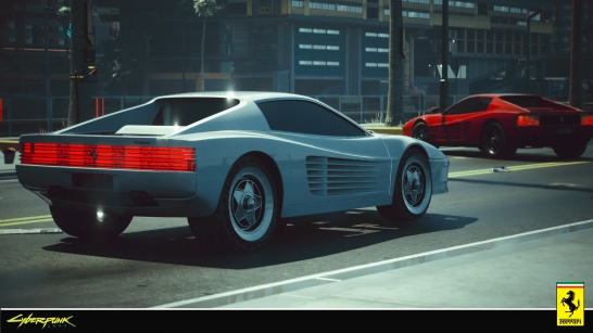 赛博朋克2077 法拉利Testarossa Mod V1.1 下载- 3DM Mod站