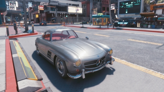 赛博朋克2077 梅赛德斯-奔驰 300 SL Mod V1.0 下载- 3DM Mod站