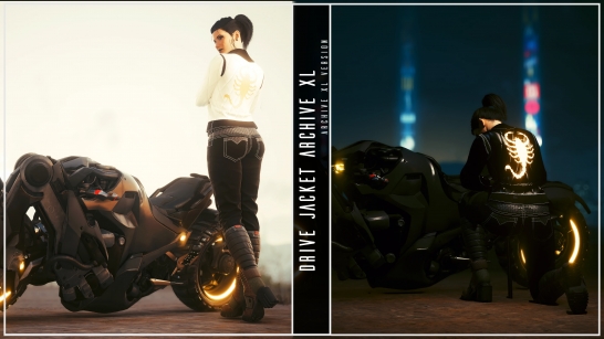 赛博朋克2077 女V车手夹克 - Archive XL Mod V1.0 下载- 3DM Mod站