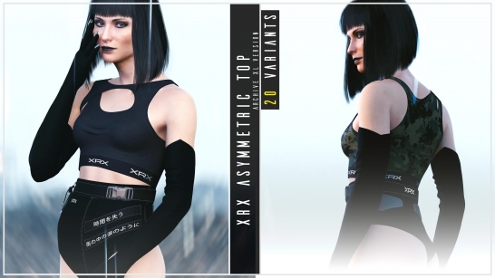 赛博朋克2077 XRX不对称上衣 - Archive XL Mod V1.0 下载- 3DM Mod站