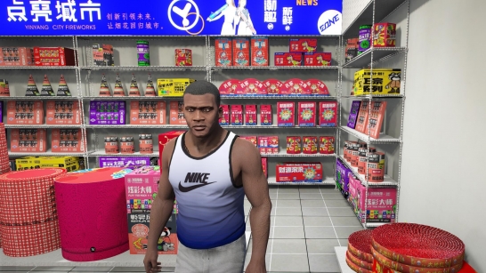 侠盗猎车手系列 GTA沙滩国风烟花专卖店1.0版本 Mod V1.0 下载- 3DM Mod站