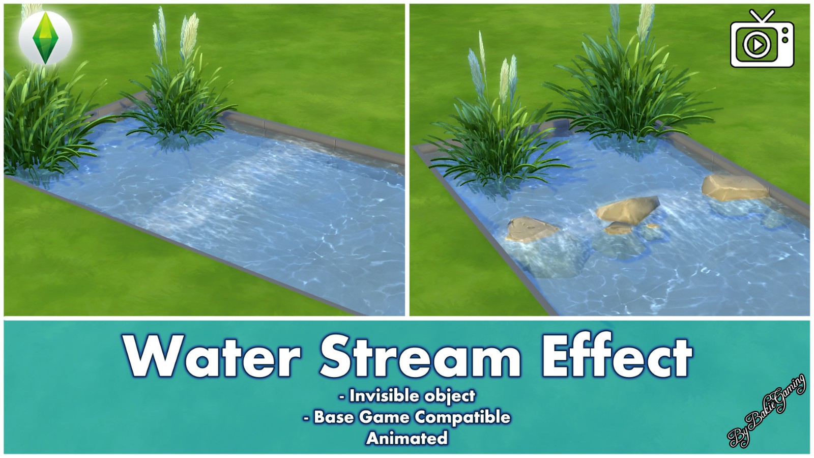 Water Stream Effect - invisible object 水流效果下载_V1.0版本_模拟人生4 Mod下载-3DM MOD站