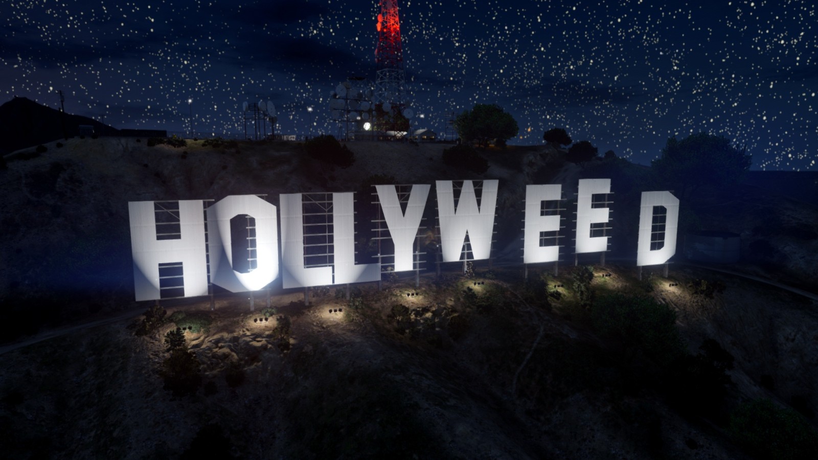 Hollyweed Sign 1.2下载_V1.2版本_侠盗猎车手系列 Mod下载-3DM MOD站