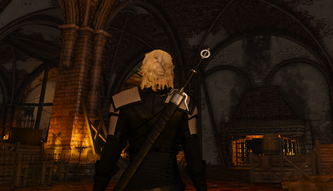 Ciri wears dark Viper armor下载_V1.0版本_巫师3：狂猎 Mod下载-3DM MOD站