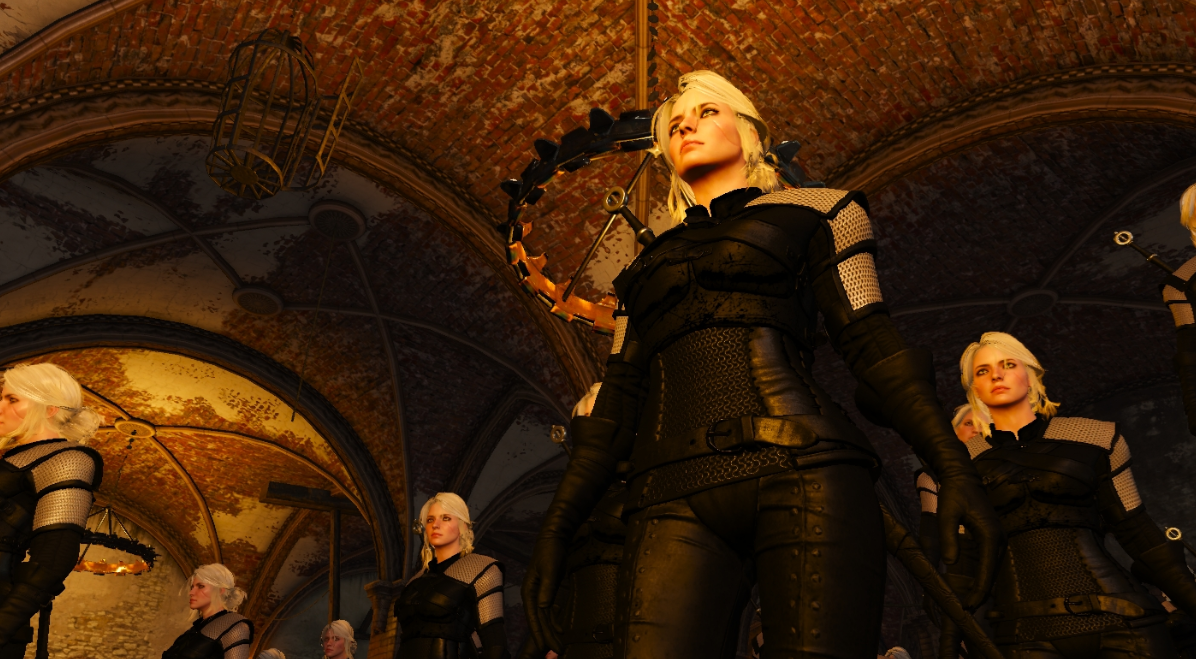 Ciri wears dark Viper armor下载_V1.0版本_巫师3：狂猎 Mod下载-3DM MOD站