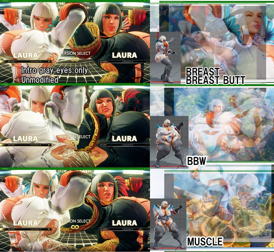 Sf5 Laura Gloria Body Mod下载-V1.0版本-街头霸王5 Mod下载-3DM MOD站