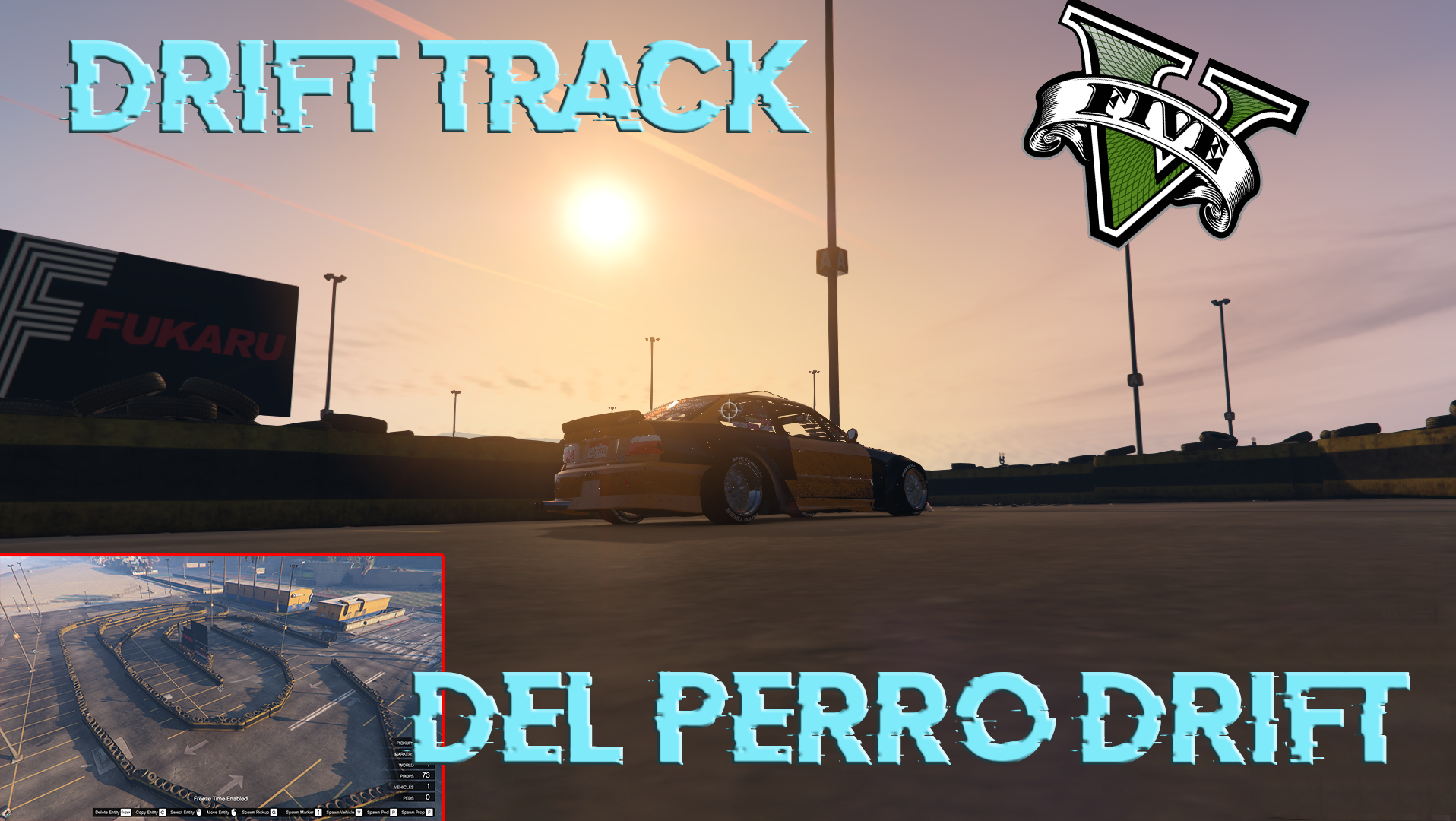 Del perro Drift map easy下载_V1.0版本_侠盗猎车手5 Mod下载-3DM MOD站