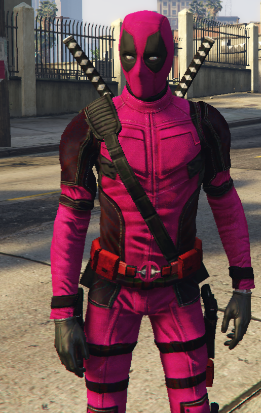 Deadpool 4K by Kisko retexture F*ck Cancer Suit下载_V1.0版本_侠盗猎车手系列 Mod下载 ...