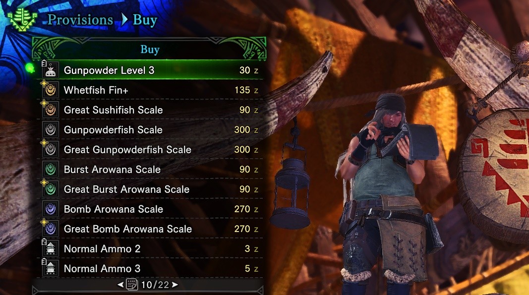 Sorted Shop (All items)下载_V1.1版本_怪物猎人：世界 Mod下载-3DM MOD站