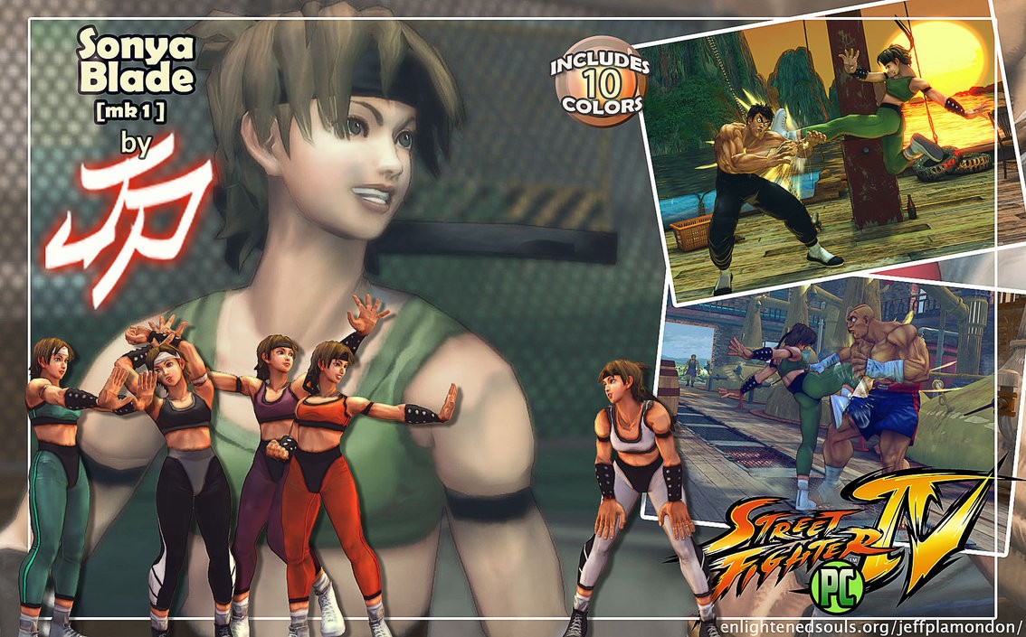 Sakura - Sonya Blade MK1 MK3 - Ported MOD下载_V1.0版本_终极街霸4 Mod下载-3DM MOD站