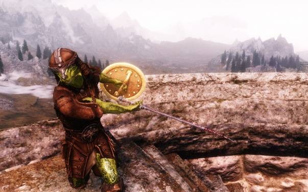 亚龙人盾牌-Argonian Shield下载_V1.0版本_上古卷轴5：天际 Mod下载-3DM MOD站