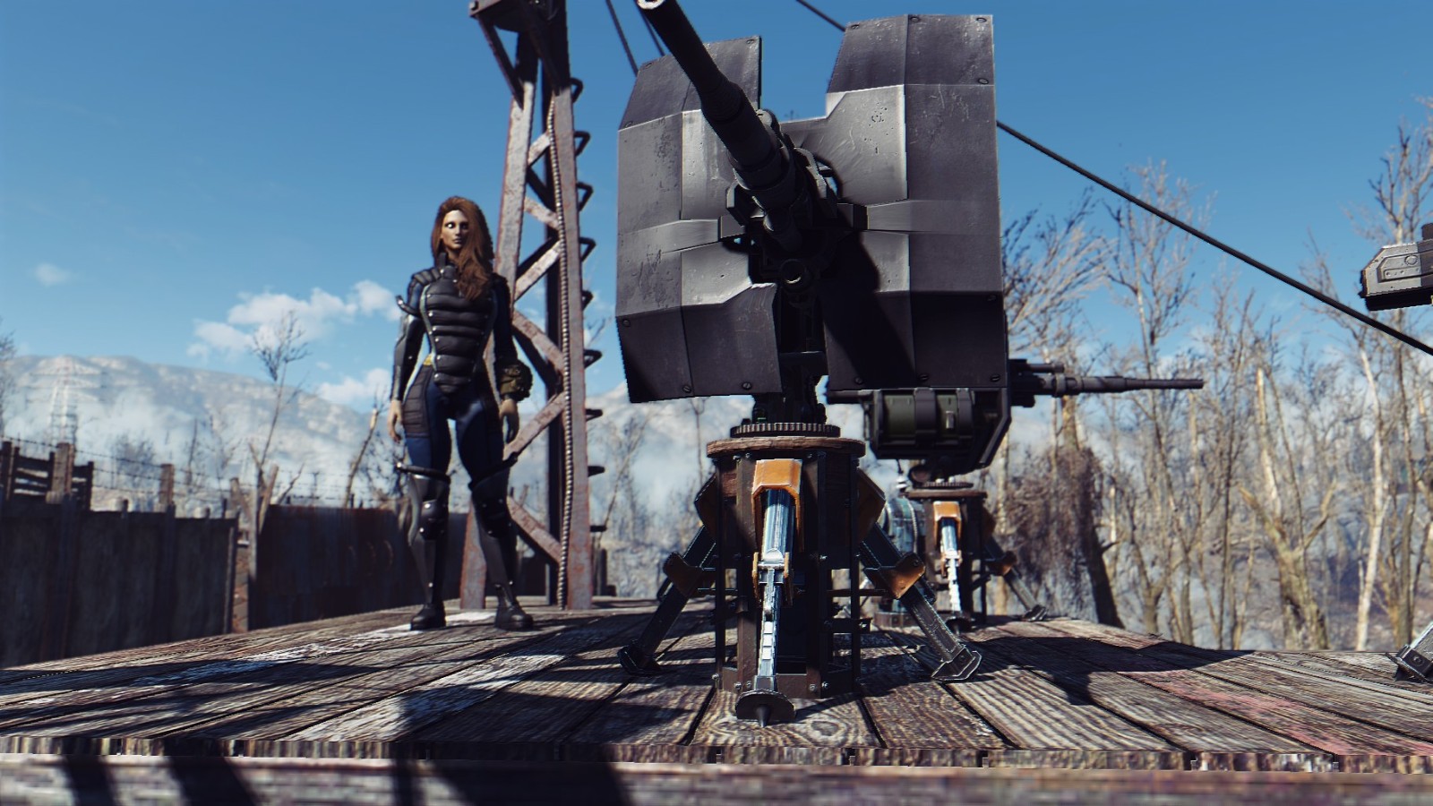 WH-Mk.22重型机枪REDUX下载_V1.1b版本_辐射4 Mod下载-3DM MOD站