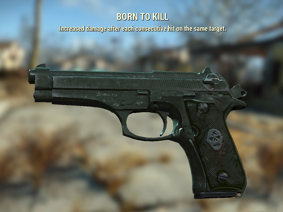 Beretta M9-FS手枪（92FS）下载_V1.0.2版本_辐射4 Mod下载-3DM MOD站