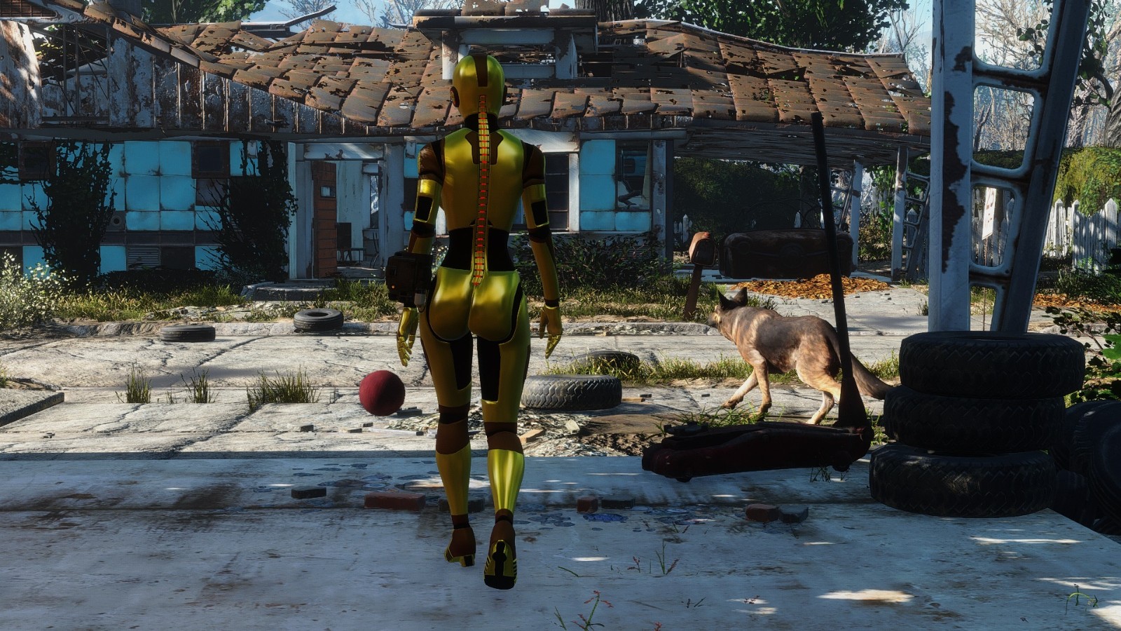 Ashara FO4 Cyborg Armour - CBBE - BodySlide - Vanilla下载_V4.0版本_辐射4 Mod ...