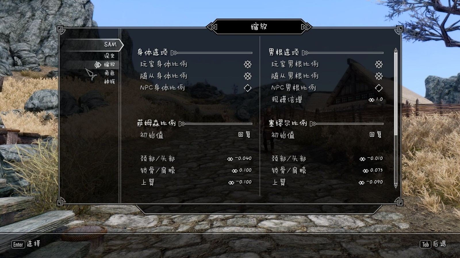 SAM - Shape Atlas for Men 的汉化，男性美化，肌肉啥的，基情四射的东西下载_V1.0版本_上古卷轴5：天际 Mod下载 ...