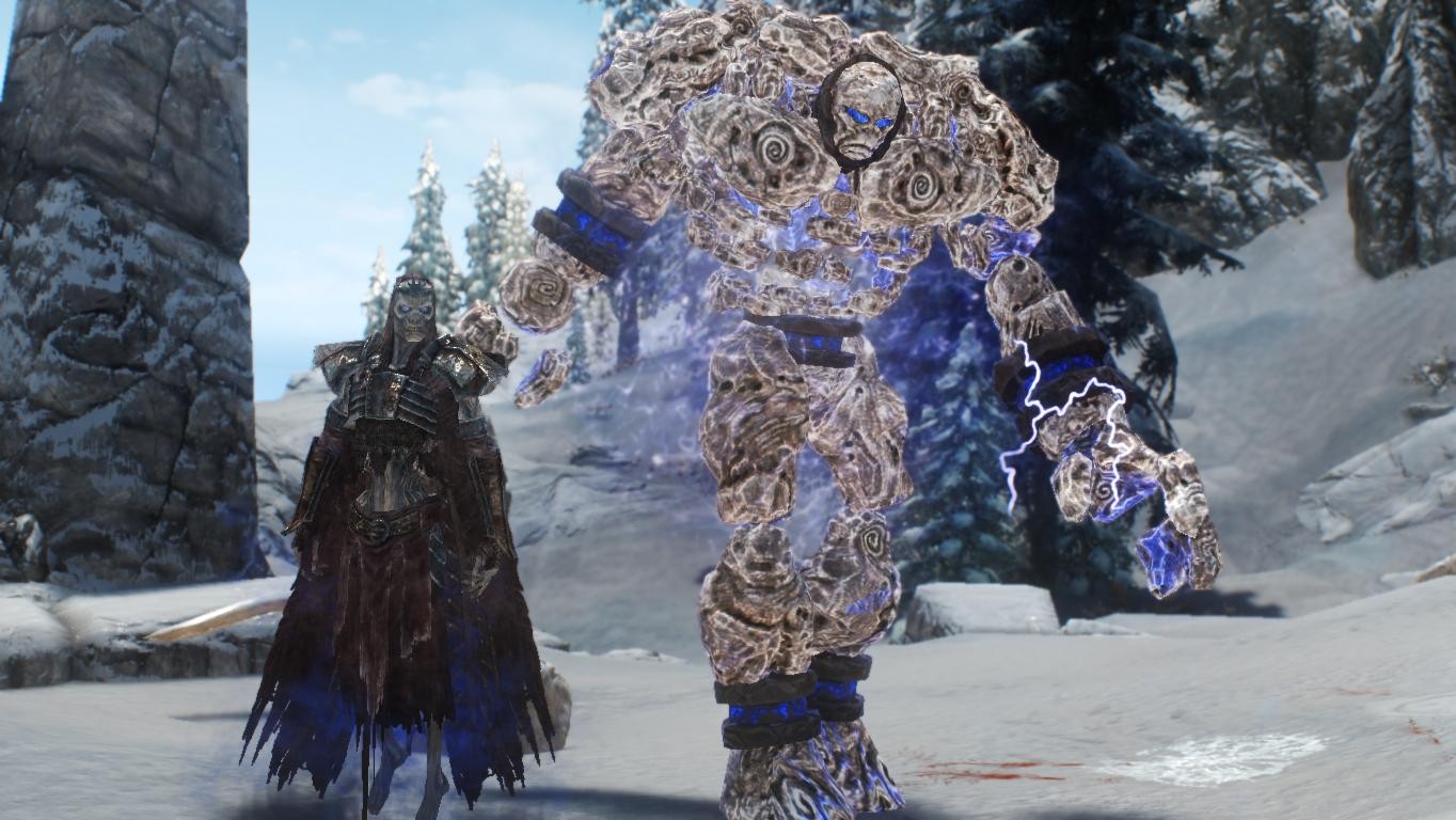 Storm Golem- Mihail怪物和动物（SSE PORT）下载_V1.0版本_上古卷轴5：重置版 Mod下载-3DM MOD站
