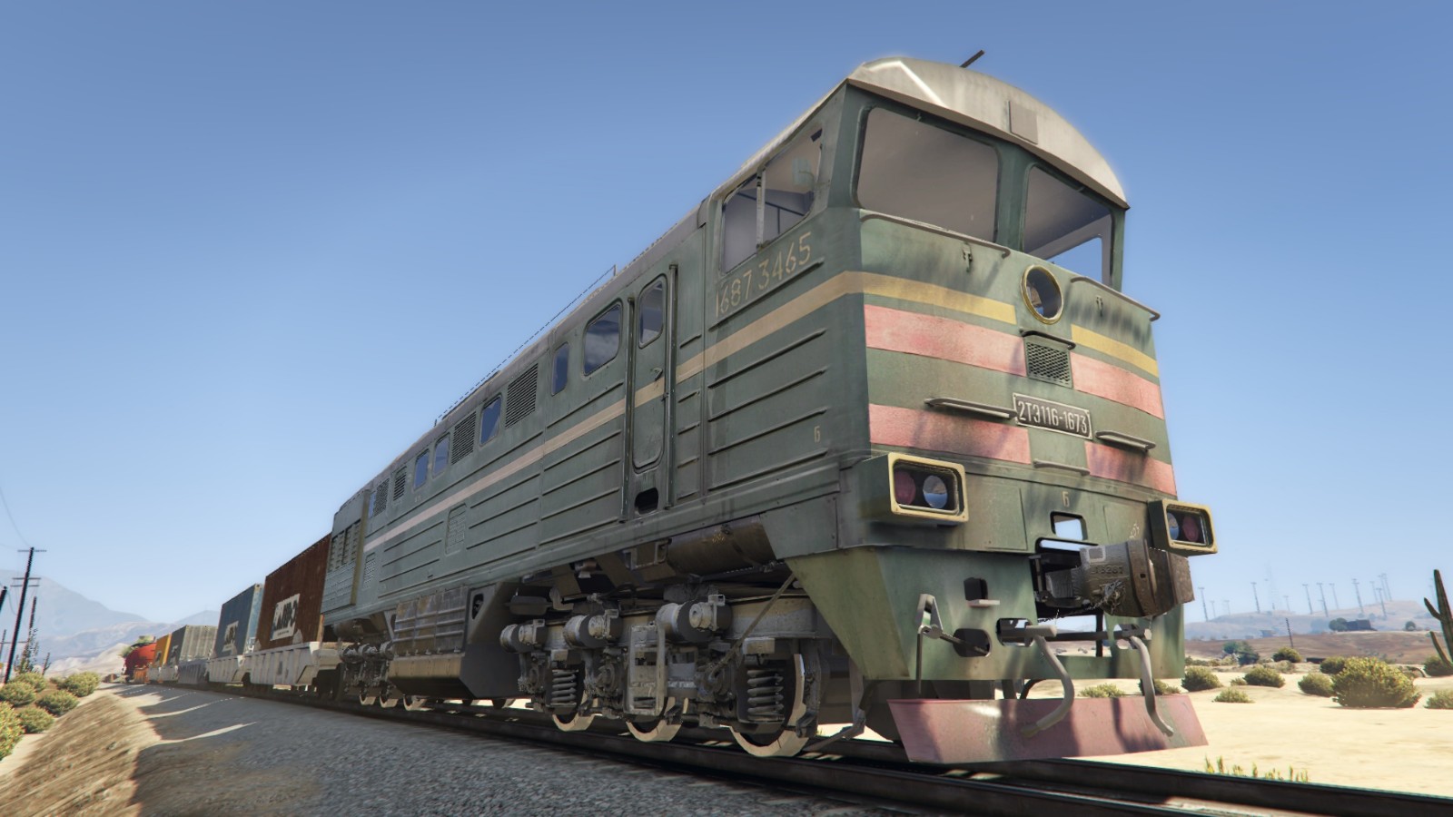 机车2TE116-1673下载_V1.2版本_侠盗猎车手系列 Mod下载-3DM MOD站