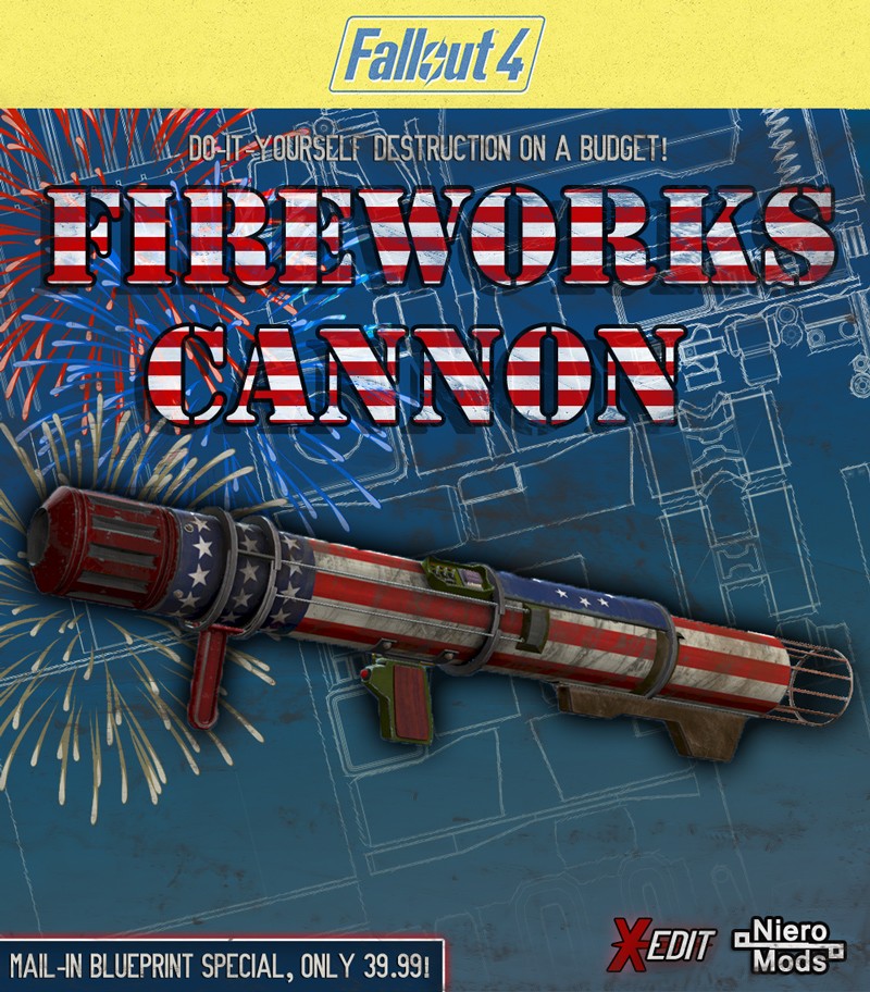 CROSS Fireworks Cannon下载_V0.92a版本_辐射4 Mod下载-3DM MOD站